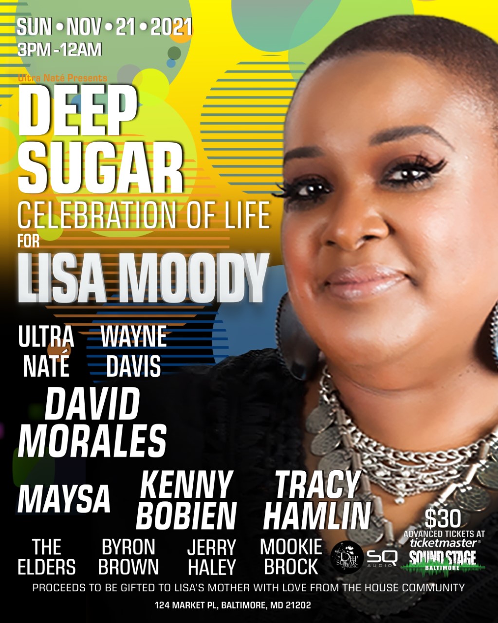 Deep Sugar 18th Anniversary: LISA MOODY ~ “A Celebration of Life ...